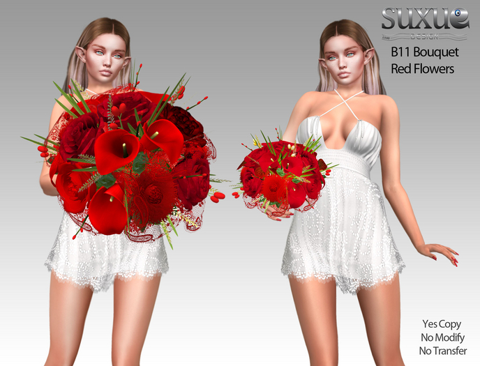 Second Life Marketplace - [ SuXue ] Flower Bouquet demo